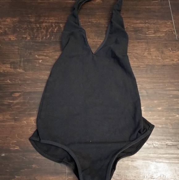 American Apparel | Tops | Halter Low Back Bodysuit | Poshmark